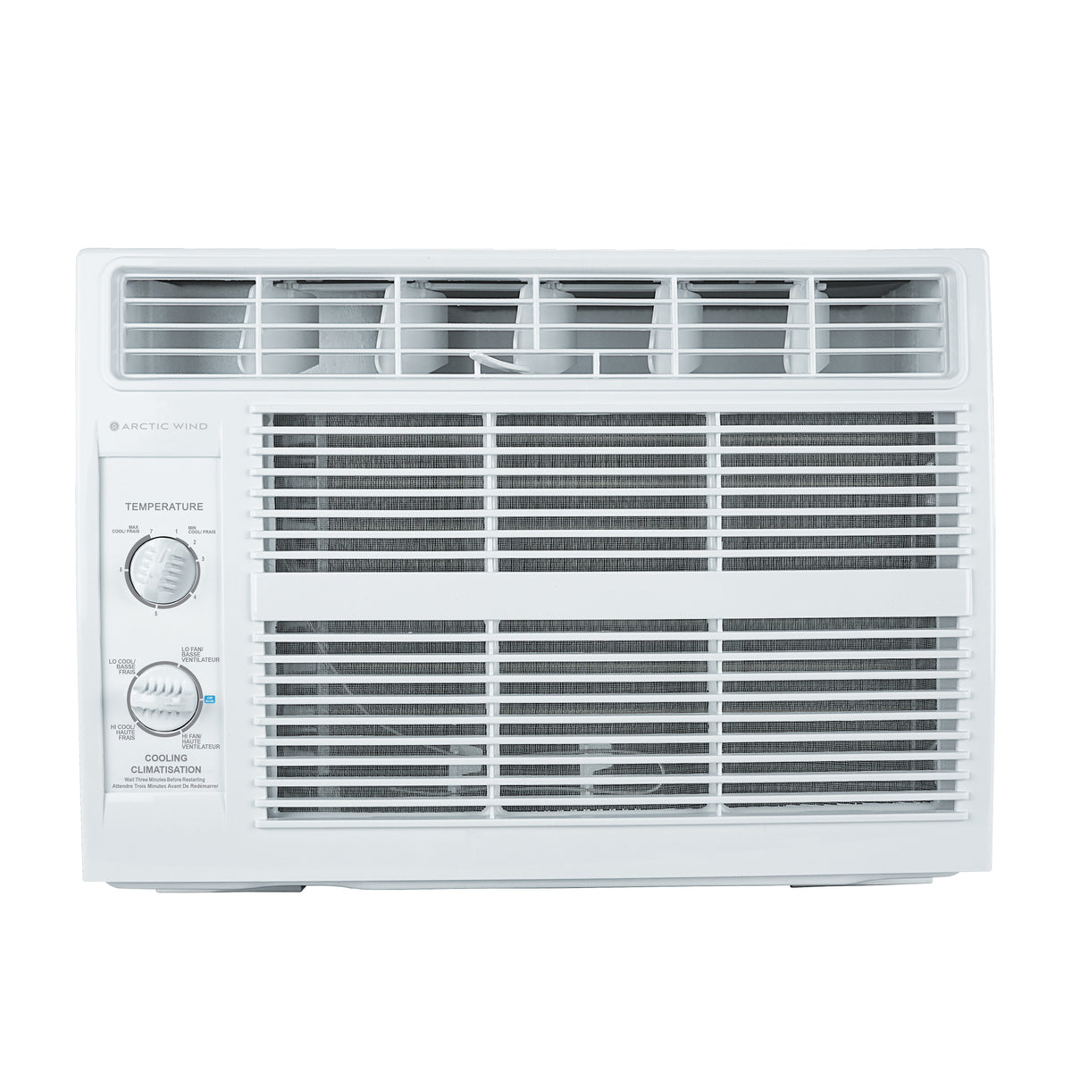 5,000 BTU 115V Mechanical Window Air Conditioner — Arctic Wind